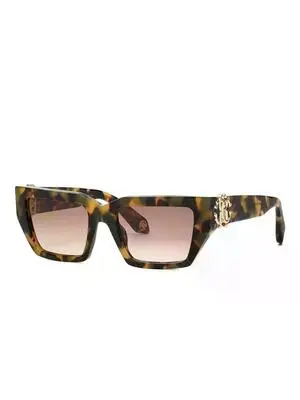 Roberto Cavalli Logo-plaque Sunglasses