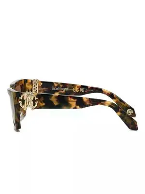 Roberto Cavalli Logo-plaque Sunglasses
