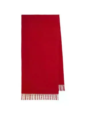 TOTEME Fringed-edge Scarf - Red