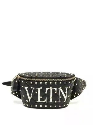 Valentino Garavani Silver Tone Belt Bags For Women
