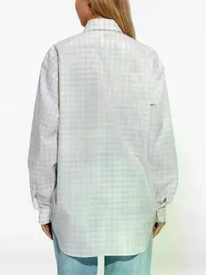 Moschino Heart-motif Check-pattern Shirt