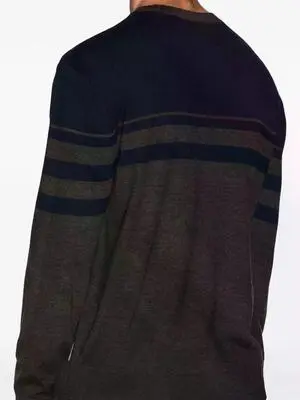 Armani Exchange Striped Crew-neck Sweater