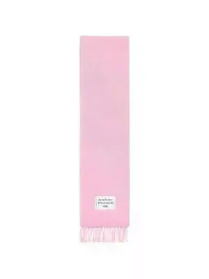 Acne Studios Fringed Scarf - Pink