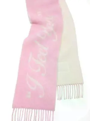 Acne Studios Fringed Scarf - Pink