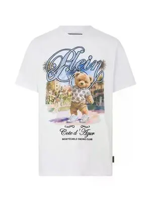 Philipp Plein Round-neck Graphic T-shirt - White