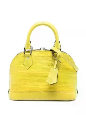 LOUIS VUITTON 2013 Epi Alma Bb Satchel - Yellow