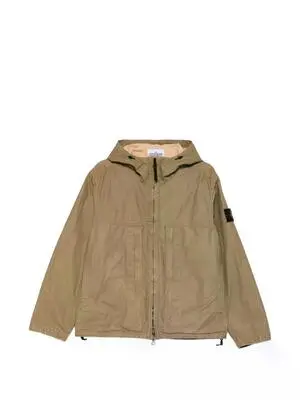 Stone Island Hooded Jacket - Neutrals