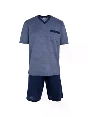 Zimmerli Pocket Pajamas - Blue
