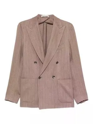 Tagliatore Double-breasted Patch-pocket Blazer