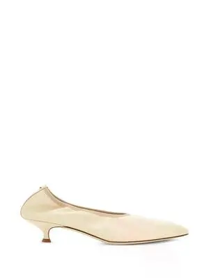 AeydĒ 30mm Hermia Heeled Pumps - Neutrals