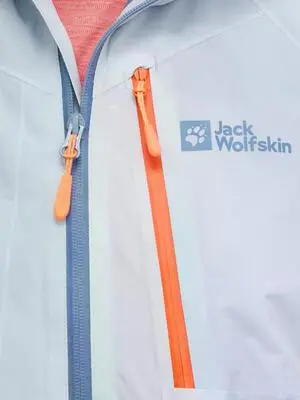 JACK WOLFSKIN Eagle Peak Hooded Colour-block Jacket