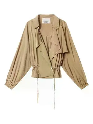 Isabel Marant Étoile Gwenola Drawstring Jacket - Neutrals