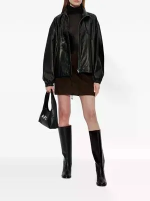 A.p.c. Block-heel Leather Knee-high Boots