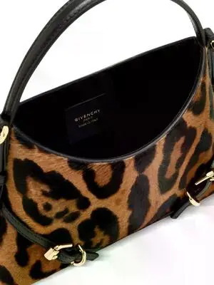 Givenchy Nano Voyou Leopard-pattern Top-handle Tote Bag