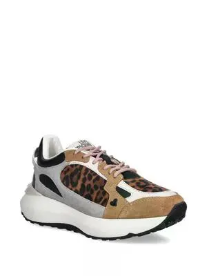Moschino Leopard-print Platform Sneakers