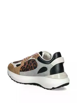 Moschino Leopard-print Platform Sneakers