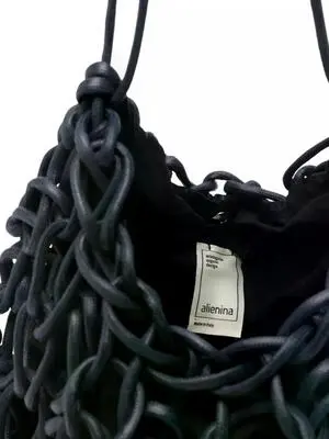 Alienina Knotted Shoulder Bag - Blue