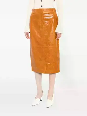 Co Collection Leather Pencil Skirt