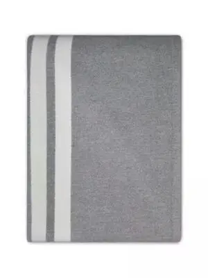 Thom Browne Striped Blanket - Grey