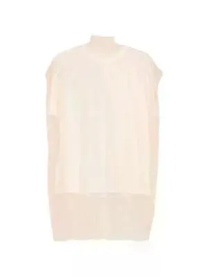 Patrizia Pepe Oversized Satin T-shirt