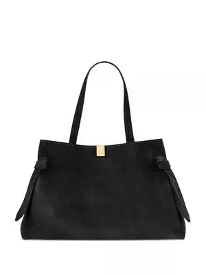 Yuzefi Gyoza Knot-detail Shoulder Bag - Black