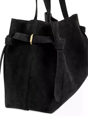 Yuzefi Gyoza Knot-detail Shoulder Bag - Black
