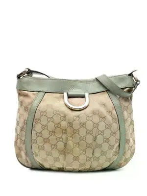 Gucci Gg Canvas Abbey D-ring Crossbody Bag - Brown