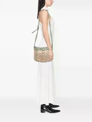 Gucci Gg Canvas Abbey D-ring Crossbody Bag - Brown