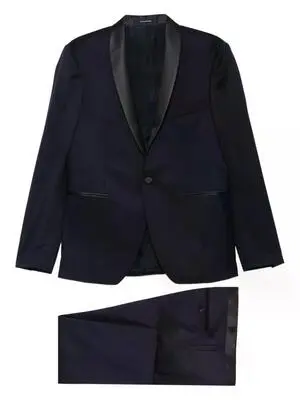Tagliatore Shawl Collar Single-breasted Suit