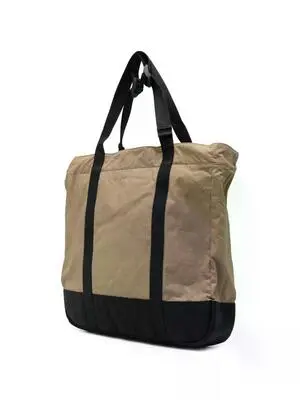 Stone Island Logo-patch Tote Bag - Green