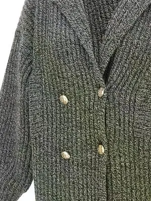 Liu Jo Ribbed Double-breasted Cardigan