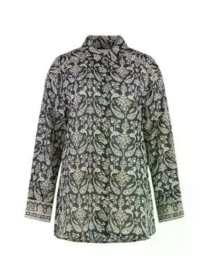 Veronica Beard Lloyd Button Shirt - Blue