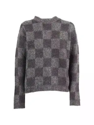 Lorena Antoniazzi Chequered Sweater