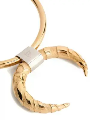 Emilio Pucci Horn-textured Pendant Necklace
