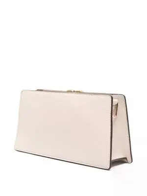Moschino Logo-plaque Shoulder Bag - Neutrals