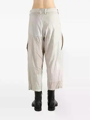 Y’s Pleated Textured Trousers