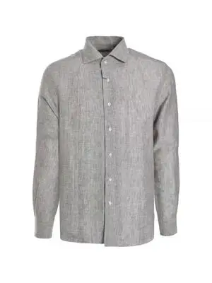 Corneliani Buttoned Striped Shirt