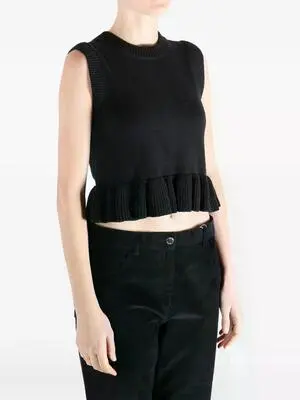 Cecilie Bahnsen Ruffled Sleeveless Top