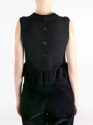 Cecilie Bahnsen Ruffled Sleeveless Top
