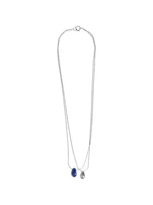 MARANT Teardrop Pendant Necklace - Silver