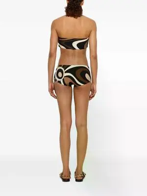 Emilio Pucci Marmo-print Bandeau Top