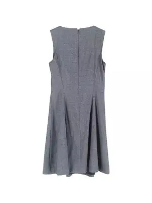 Theory Tweed Sleeveless Flared Dress