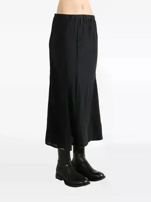 BASERANGE Elasticated-waist Midi Skirt