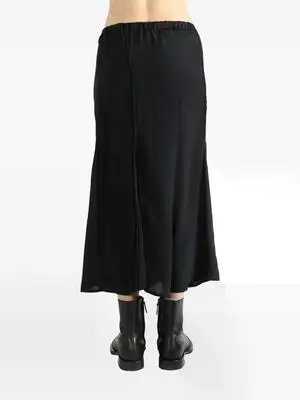 BASERANGE Elasticated-waist Midi Skirt