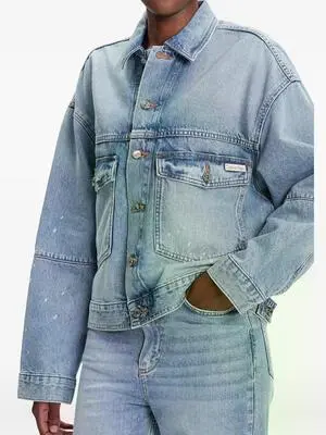 Calvin Klein Buttoned Light Denim Jacket