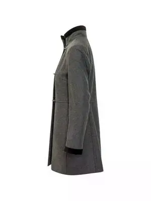 FAY High Neck Coat - Grey
