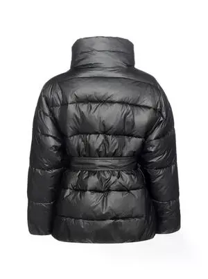 Emporio Armani High-neck Belted Jacket