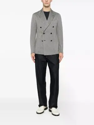 Tagliatore Herringbone Double-breasted Blazer