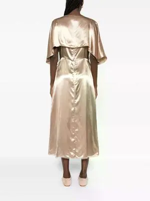 Fabiana Filippi Overlay Midi Dress