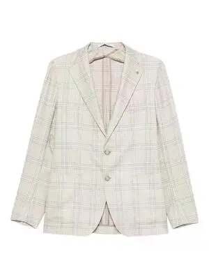 Tagliatore Checked Two-button Blazer